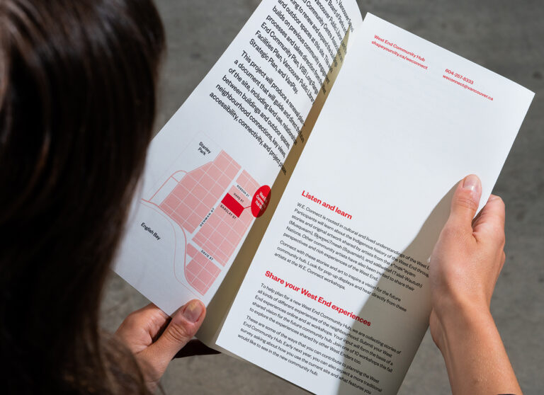 W.E. Connect brand identity - hcma